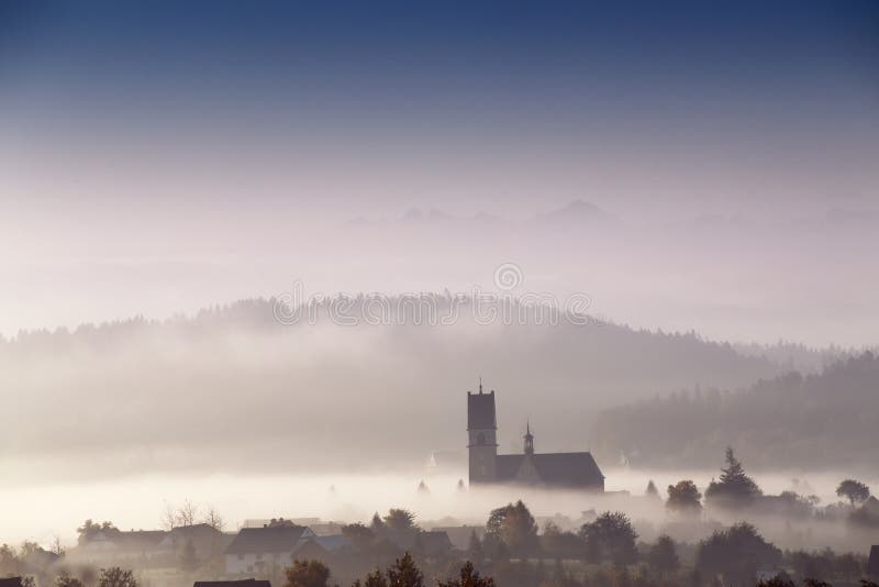 Morning in Lesser Poland stock photo. Image of lesser - 52105134