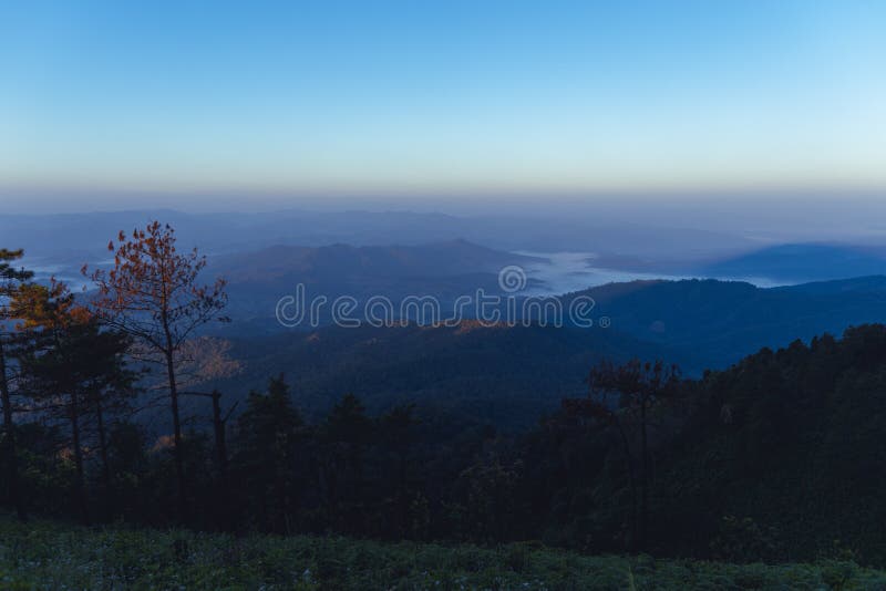 Morning Light, Sunrise on the Mountain - Morning Nature Stock Image ...