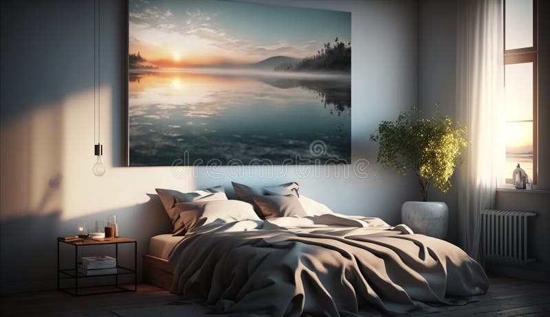 Morning Magic a Dreamy Sunrise Scene with Soft Light. Generative AI ...