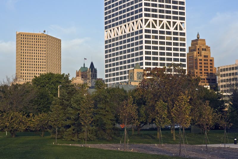 Morning in Milwaukee stock image. Image of vacations, milwaukee - 7189647