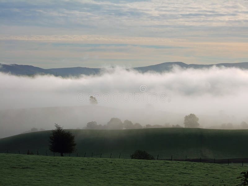 Morning mist stock image. Image of outdoors, autumn, agriculture - 1637355