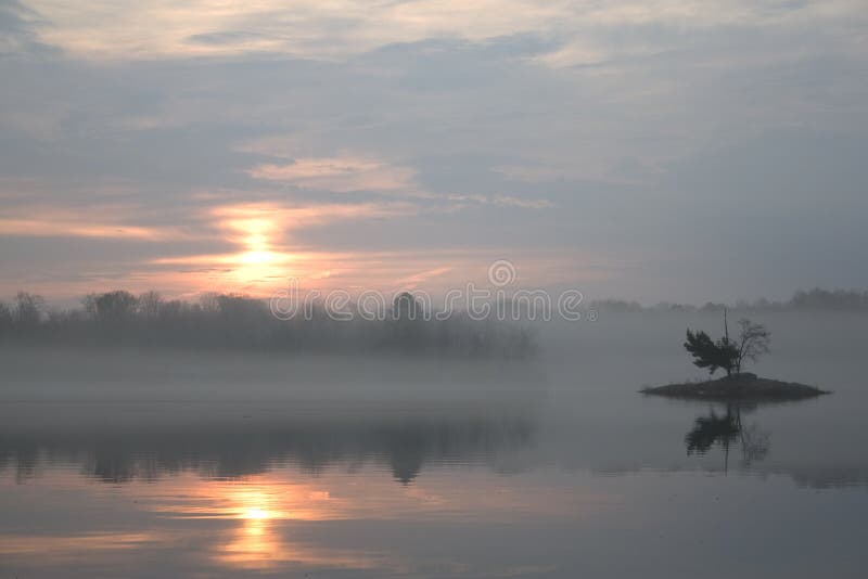 Morning mist stock image. Image of dawn, relaxing, mist - 5137713