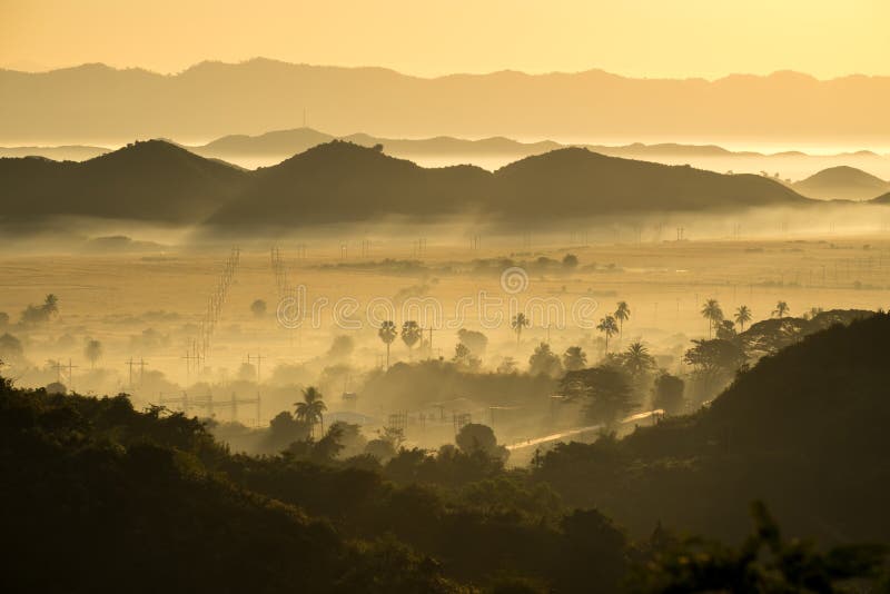 Mrauk-U stock photo. Image of myanmar, landscape, hill - 111755944