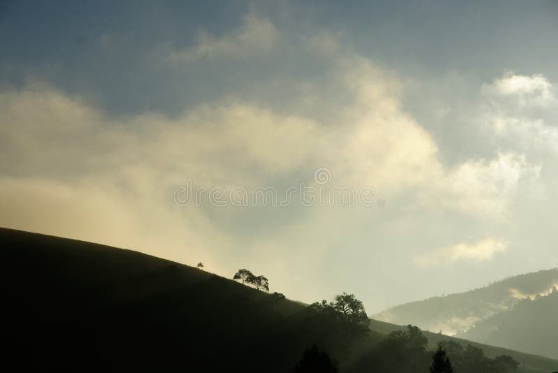 Morning mountain stock image. Image of clould, light - 43354759