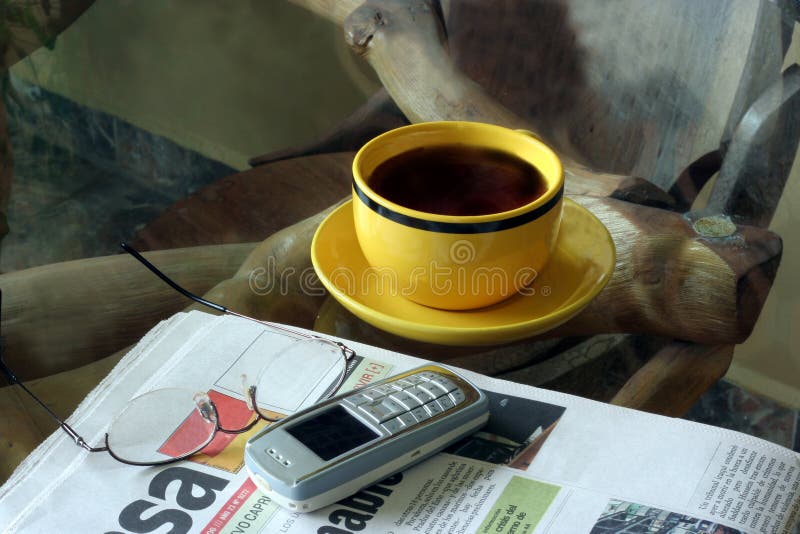 Morning Newspaper stock photo. Image of talk, newspaper - 1531374