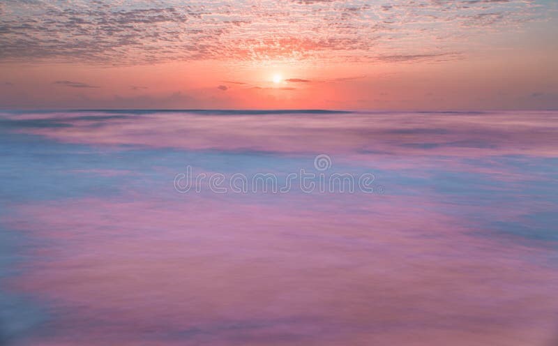 Morning on the ocean stock image. Image of colorful - 171085075