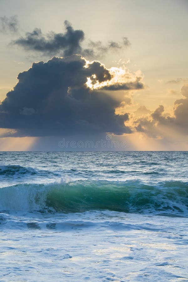 Morning ocean stock photo. Image of beach, wave, morning - 62346358