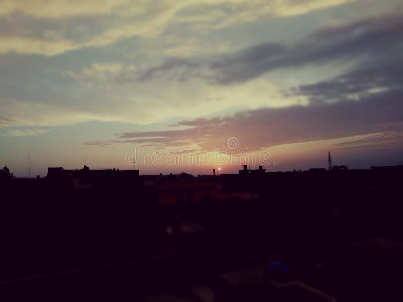 This is Morning in Pakistan Lahore Sun Arises Stock Photo - Image of ...