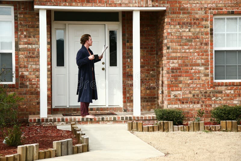 Morning Paper stock photo. Image of morning, attractive - 16478072