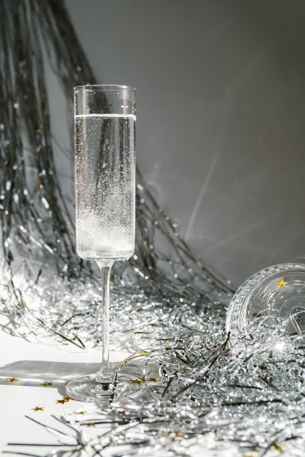 After Party Pill in a Glass. the Morning after the Party. Stock Photo ...