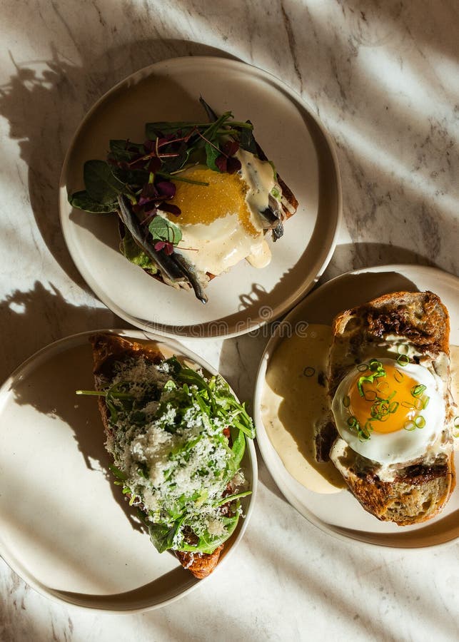 Morning Photo of Breakfasts with Sun Rays. Stock Photo - Image of ...