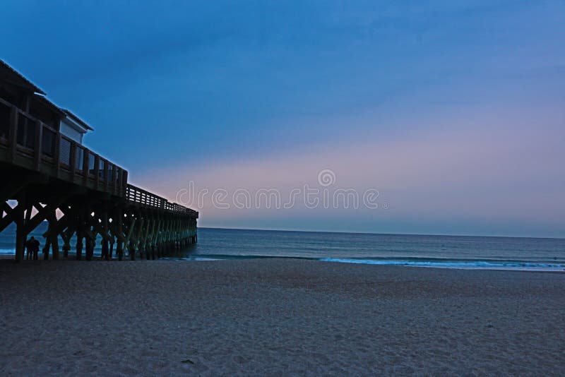 Good morning Pier stock image. Image of pier, beach - 165473517