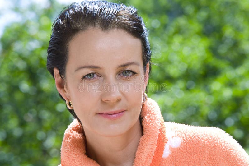 Morning portrait stock photo. Image of girl, wellbeing - 6973818