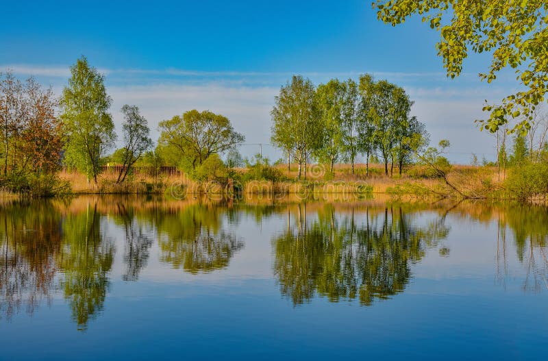 Morning reflection stock image. Image of shadows, fresh - 94250579