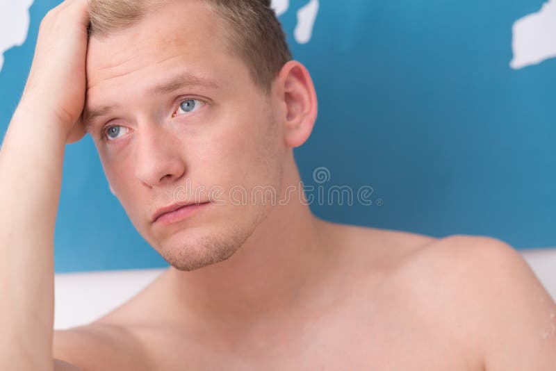Morning regret stock image. Image of concerned, sick - 62619087