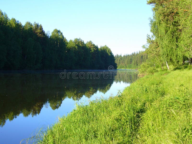 Morning on the river stock photo. Image of river, morning - 14876982