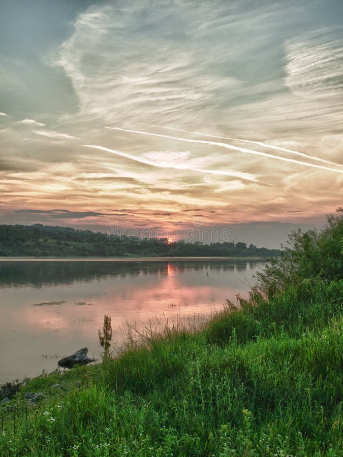 Morning on the river stock photo. Image of ripple, beach - 24224500
