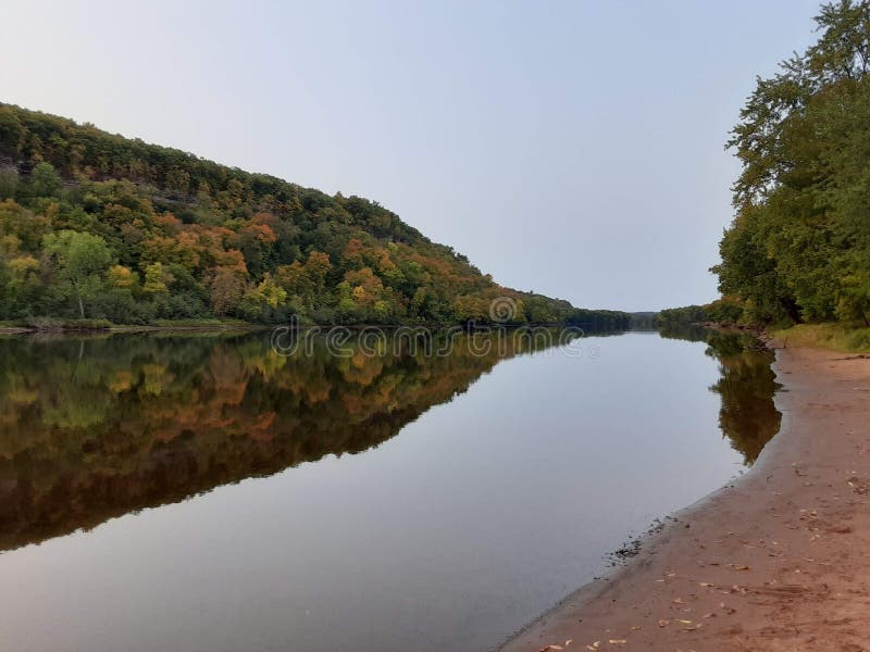 Morning river mirror stock image. Image of morning, mirror - 212487841