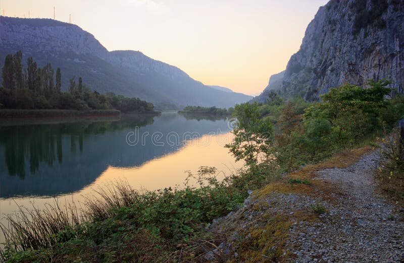 Morning River stock image. Image of morning, light, reflection - 62409865