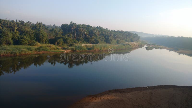 Morning in the river stock image. Image of bridge, morning - 133533623