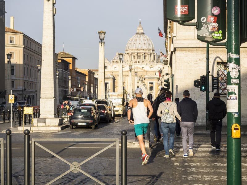 Morning in Rome editorial photo. Image of destination - 91606831