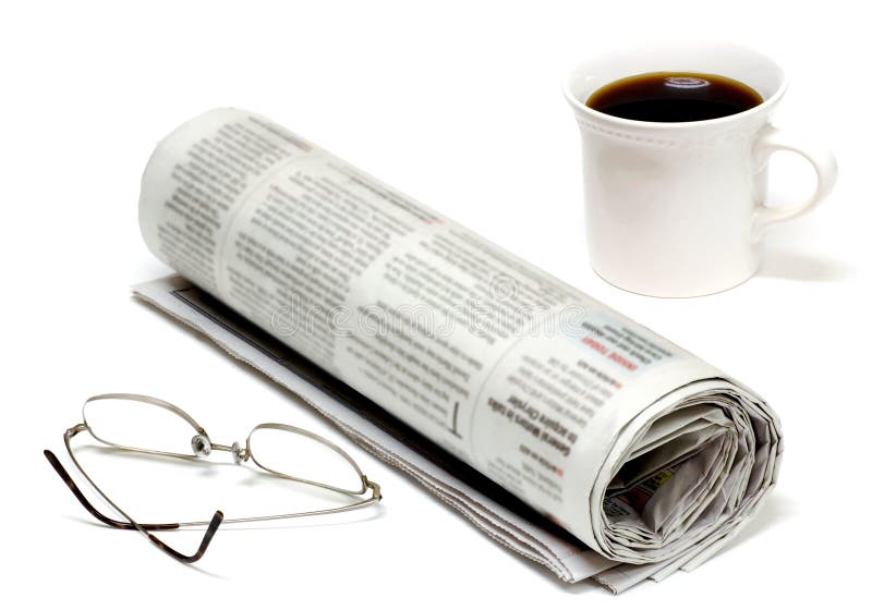 Morning Routine stock photo. Image of morning, news, paper - 6815336