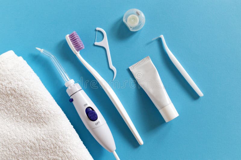 Morning Routine and Oral Mouth and Teeth Hygiene Stock Photo - Image of ...