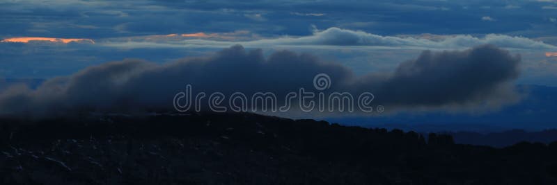 Morning Scene in Central Switzerland on a Rainy Day Stock Image - Image ...