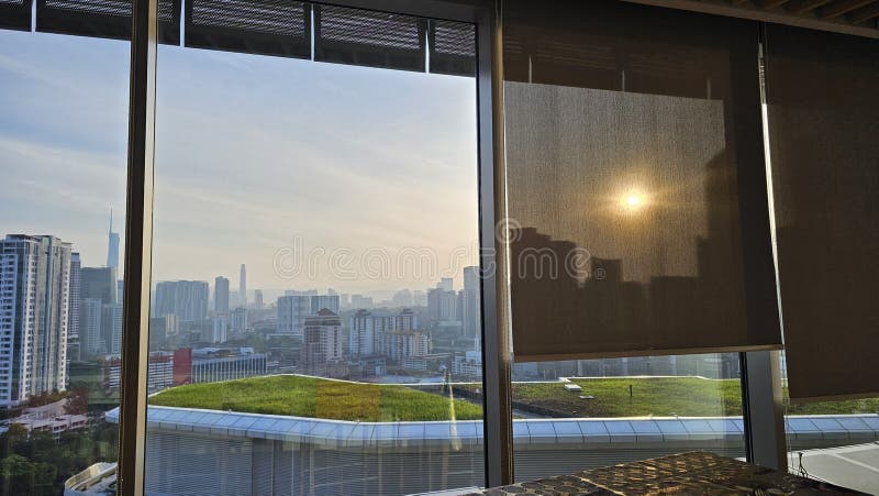 Morning Scenery from High Rise Building in Kuala Lumpur Stock Image ...