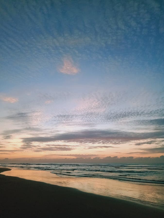 Morning at the sea stock image. Image of morning, sunrise - 211673819