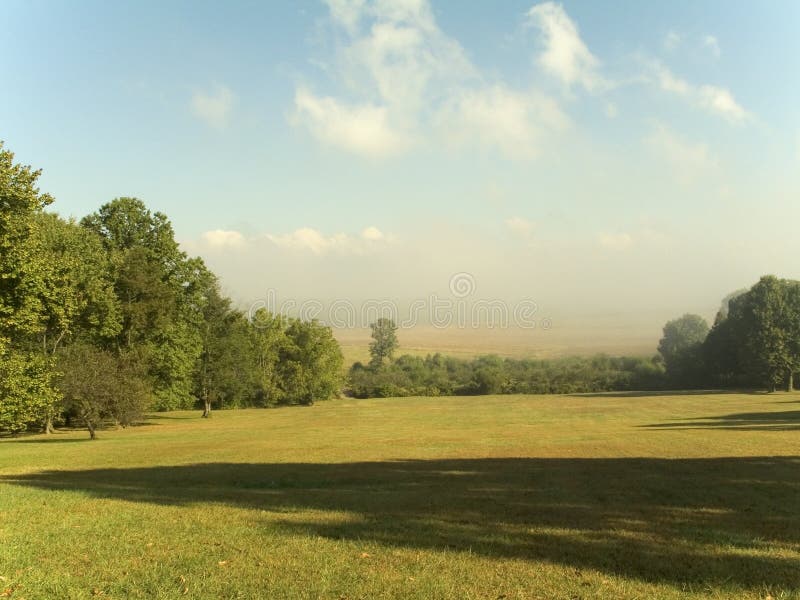 Morning Shadow stock image. Image of woods, shadows, hill - 426955
