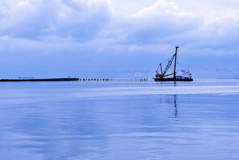 Morning ship stock photo. Image of pacific, relax, cargo - 23262198