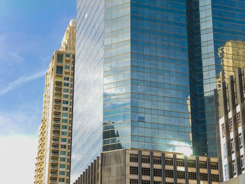 Morning Sky Reflection on Windows Stock Photo - Image of architecture ...