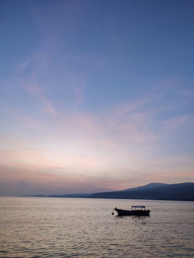 Morning Sky before Sunrise at Flores Island Stock Image - Image of ...