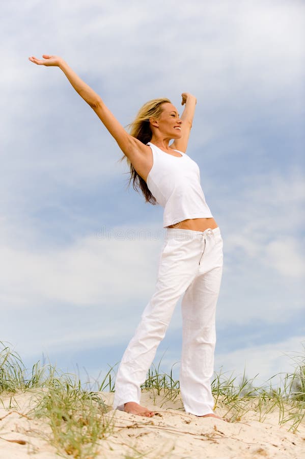 Morning Stretch stock image. Image of clouds, thin, morning - 8255979
