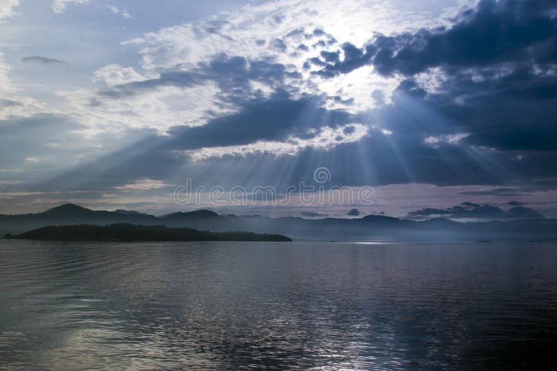 Morning Sun stock photo. Image of rays, clouds, background - 19408882