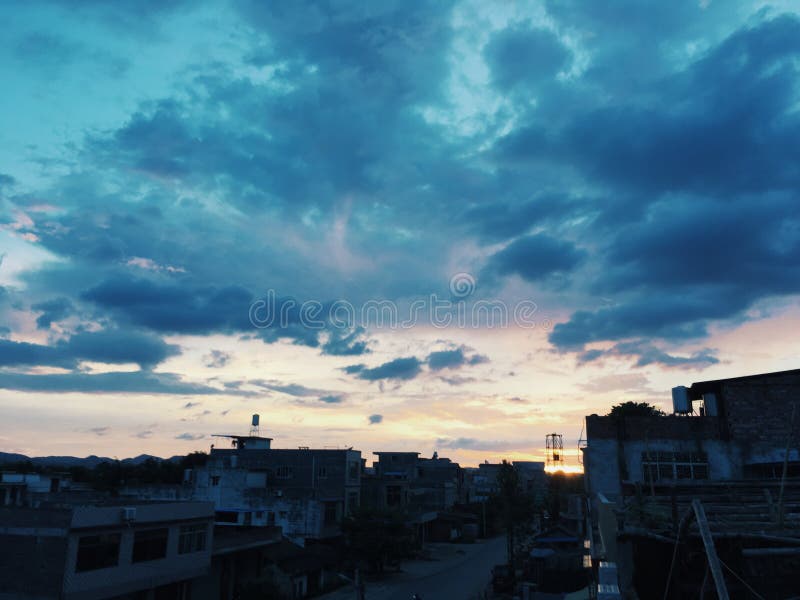 Sun raise color stock photo. Image of rises, raise, color - 142840756