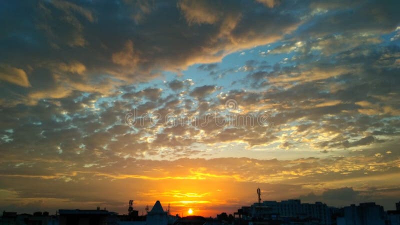 The Morning Sun Rise and Beautiful Cloud S Stock Photo - Image of cloud ...