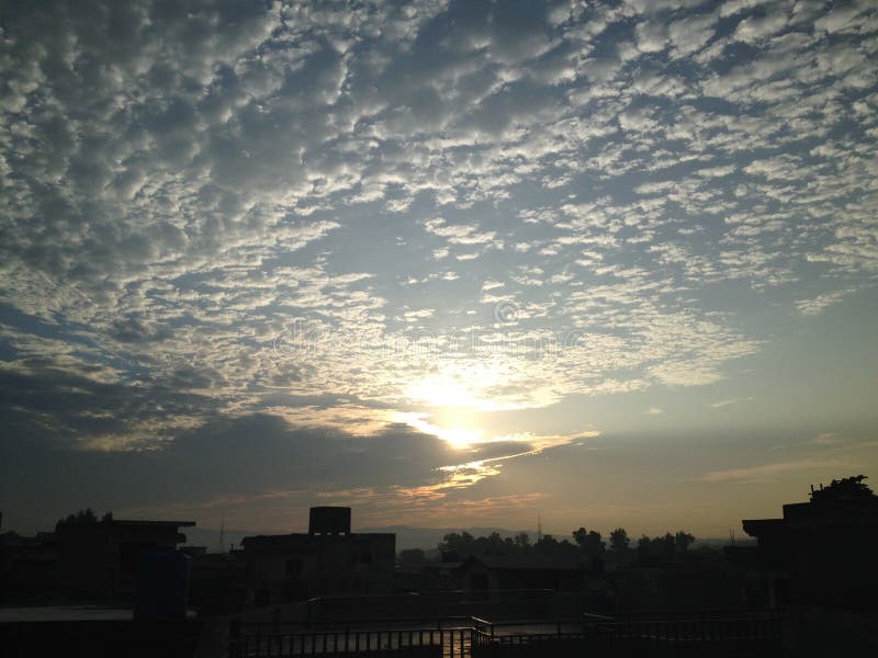 Morning Sun Rise Sky Blue Sky Stock Image - Image of cloud, dawn: 86482367