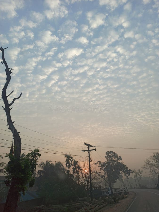 The morning sun rises stock image. Image of walpaper - 173459527