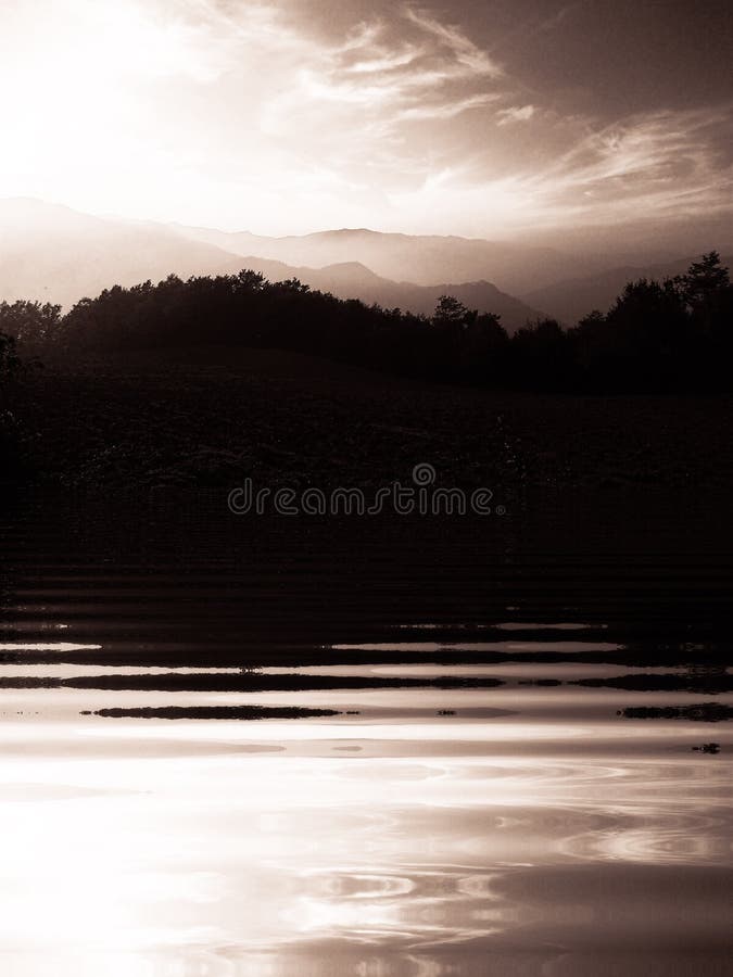 Morning Sunrise Abstract Landscape Background Stock Photo - Image of ...