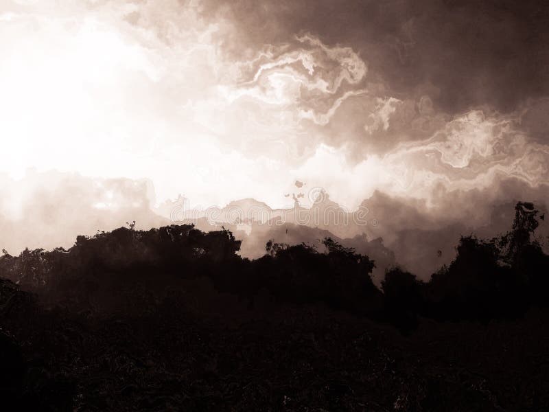 Morning Sunrise Abstract Landscape Background Stock Image - Image of ...