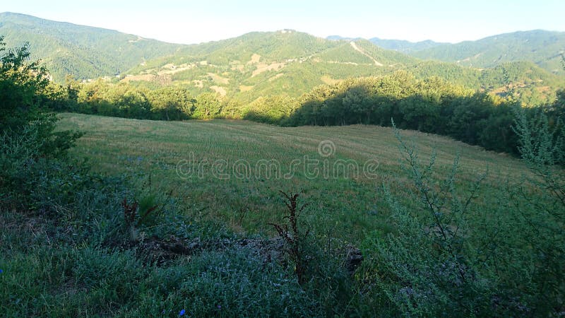 Morning Sunrise Mountain Range Landscape Stock Image - Image of ...