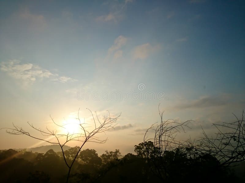 Morning sunrise view stock photo. Image of color, natural - 117356414