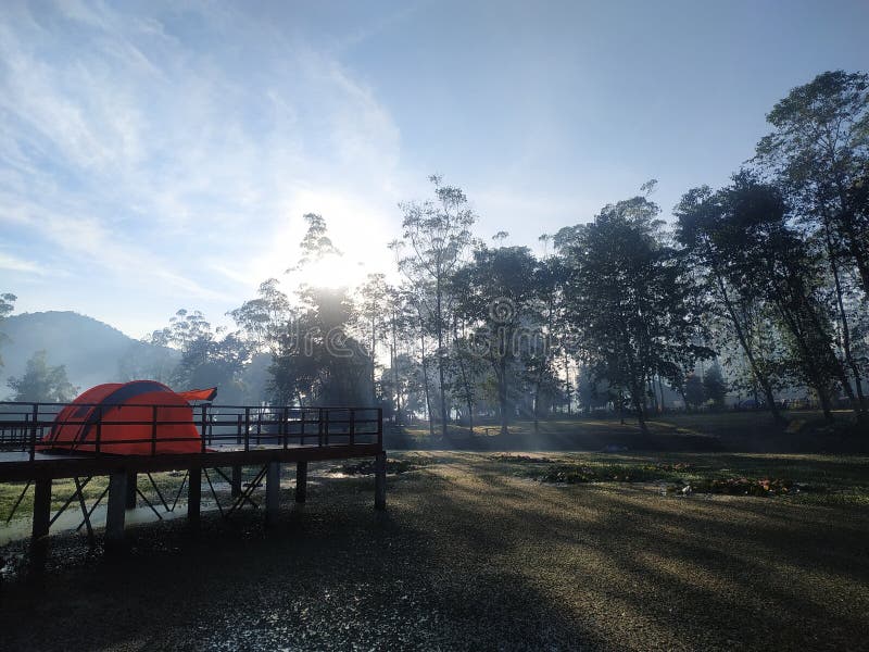 Morning Sunshine on the Lake Stock Photo - Image of sunshine, sunrise ...