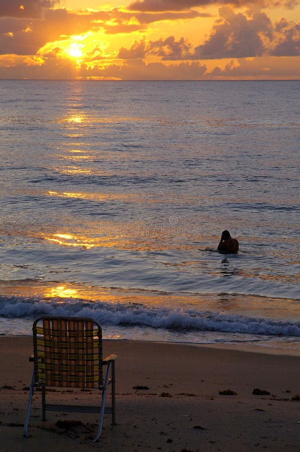 Morning Swim stock image. Image of swim, rocks, surf, landscape - 524415