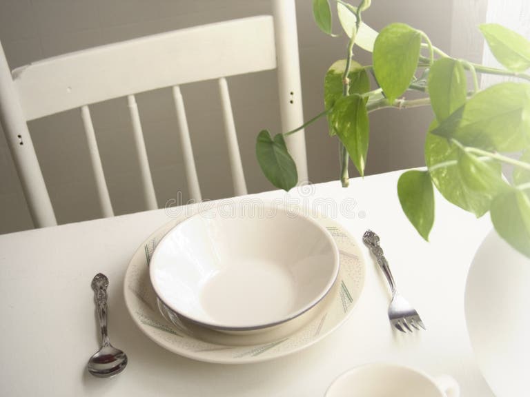 Morning Table stock image. Image of leaves, anticipation - 535577