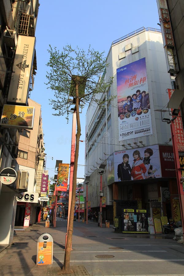 Morning at 2011 Taipei, Taiwan Ximen Area Editorial Stock Photo - Image ...