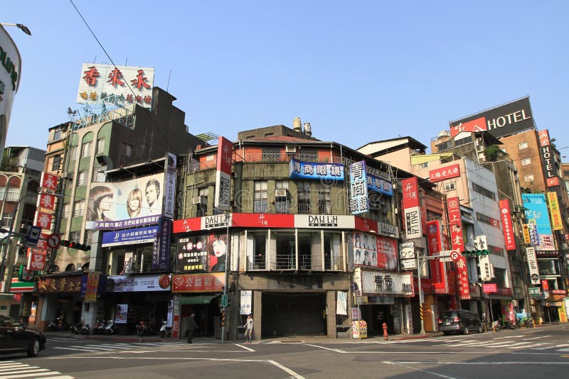 Morning at 2011 Taipei, Taiwan Ximen Area Editorial Stock Photo - Image ...