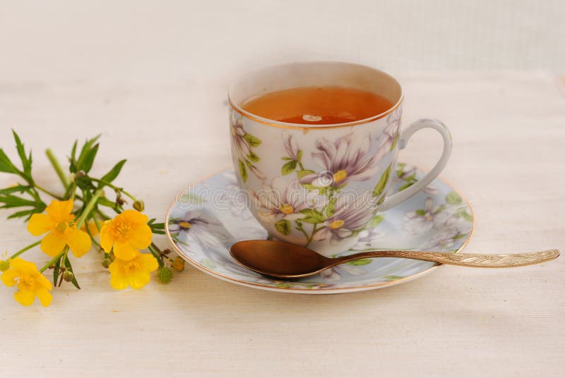 Morning tea stock photo. Image of breakfast, ware, dessert - 14762684